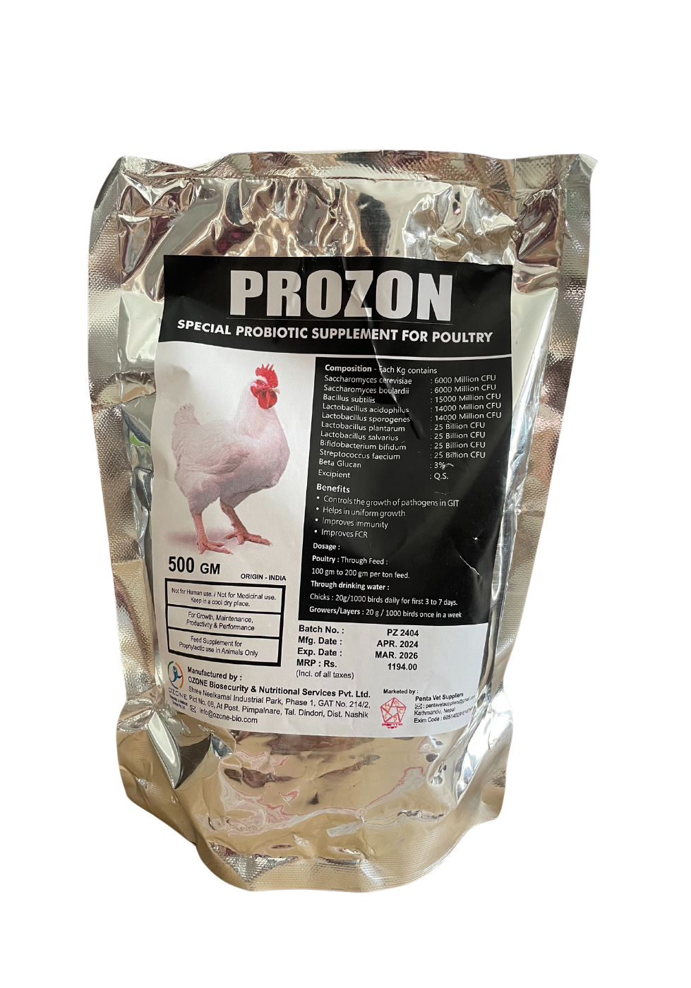 PROZON – Penta Vet Suppliers
